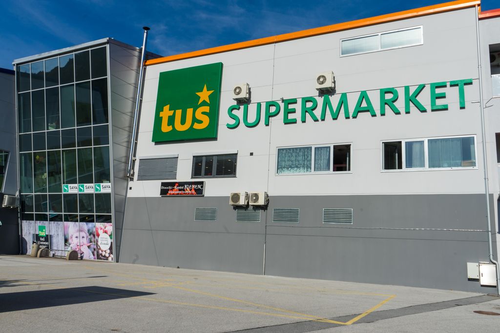 OC - Tuš Supermarket Mislinja - delovni čas, naslov, telefon